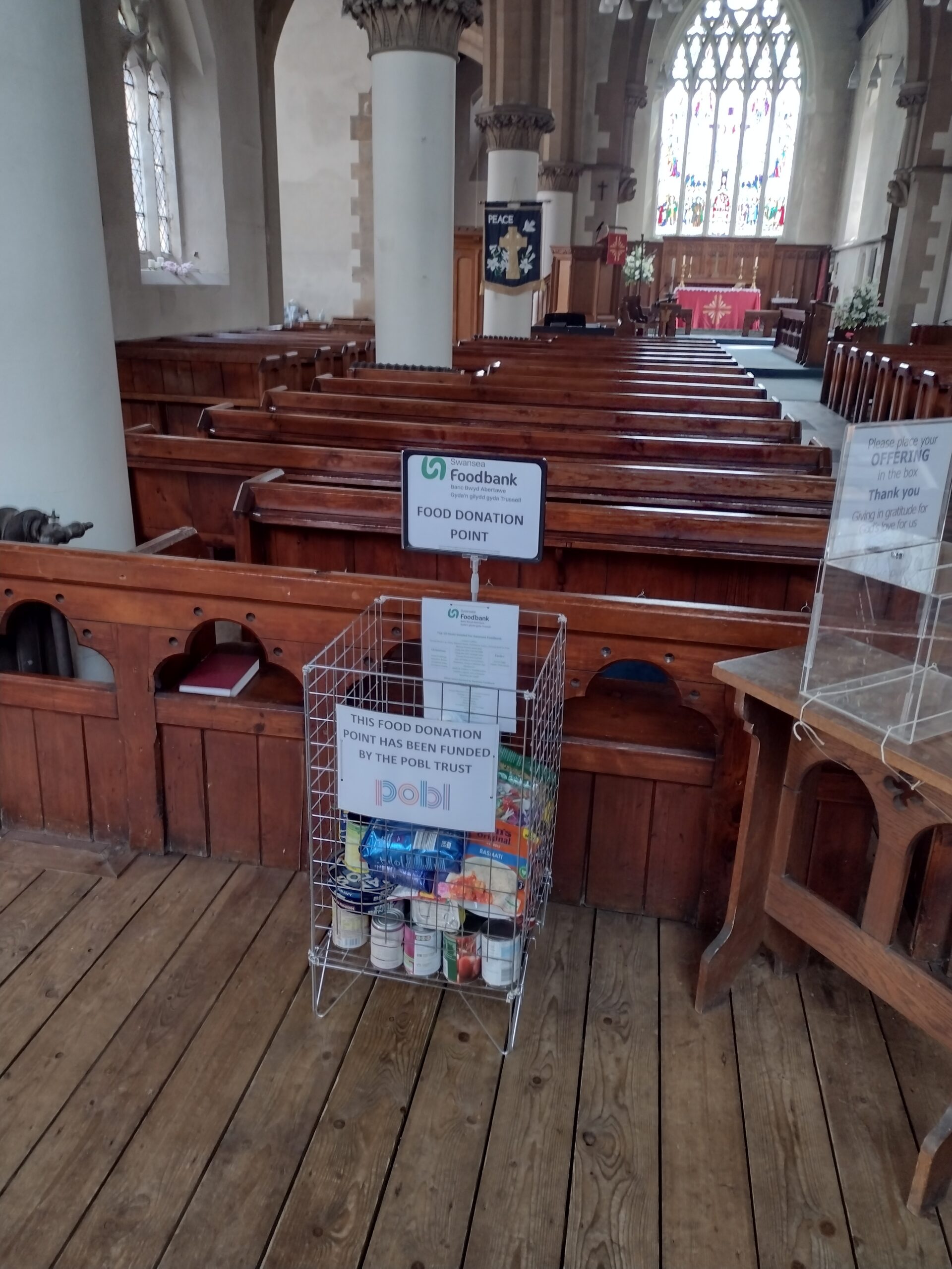 Pobl Trust amazing donation to Swansea Foodbank | Swansea Foodbank